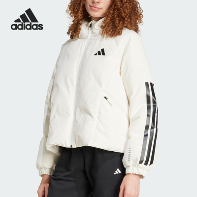 阿迪达斯女士抗风保暖羽绒服