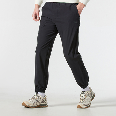 New Balance/NB正品新款男子梭织运动休闲束脚长裤NTF13031-BK