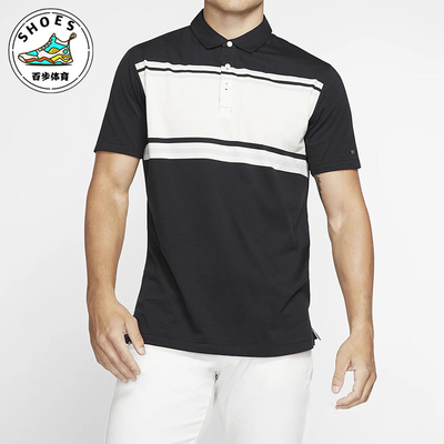 Nike/耐克正品DRI-FIT PLAYER男士透气条纹运动POLO衫BV0471-010