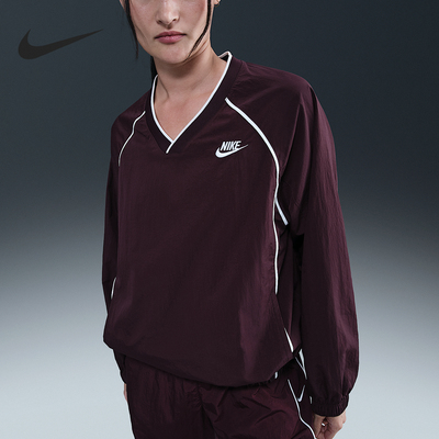 Nike/耐克正品Sportswear女士宽松休闲运动长袖套头衫IM7448-652