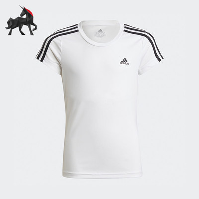 Adidas/阿迪达斯正品DESIGNED2MOVETE新款儿童经典短袖T恤HM4471