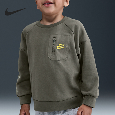 Nike/耐克正品Sportswear婴童针织圆领休闲卫衣IO2734-320