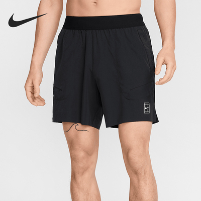 Nike/耐克正品Dri-FIT 男士透气运动训练经典网球短裤FZ6914-010