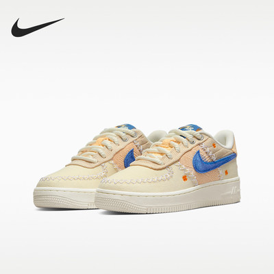 Nike耐克正品Air Force 1 Los Angeles大童低帮板鞋DV4141-100