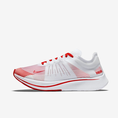 Nike耐克正品Zoom Fly SP女款碳板防滑轻便低帮跑步鞋AJ8229-100