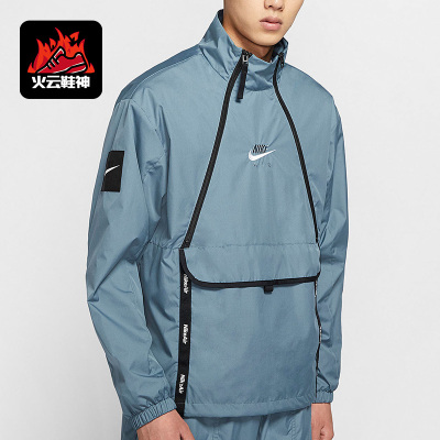 耐克户外男机能风大口袋夹克外套