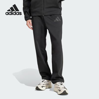 Adidas/阿迪达斯正品新款男士柔软系带宽松针织长裤JC5478