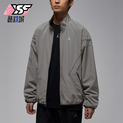 Nike/耐克正品JORDAN男士休闲立领印花梭织运动外套IF1878-095