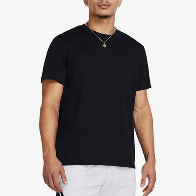 UA/安德玛正品Curry Emboss HW Tee男士简约短袖T恤1383378-001