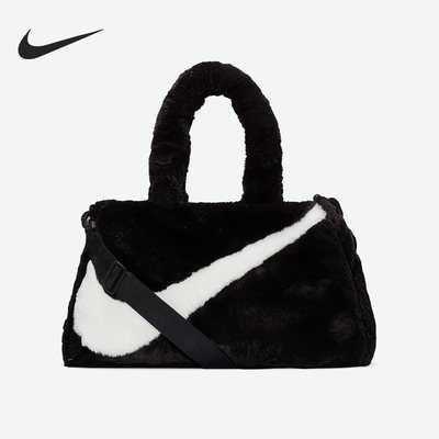 Nike/耐克正品秋冬新款男女运动毛绒手提单肩包DQ5804-010