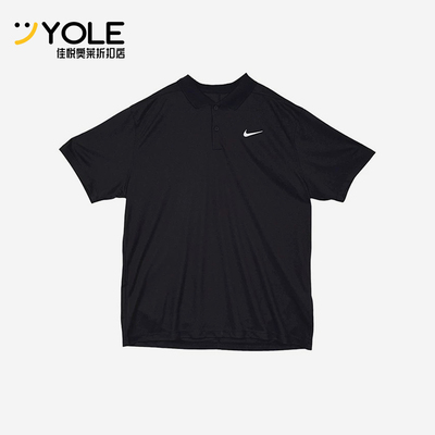 Nike/耐克正品Sportswear空新款黑色经典短袖POLO衫DD8373-010