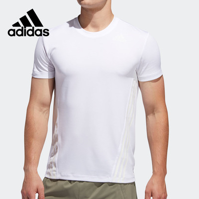 Adidas/阿迪达斯正品夏季男子透气健身训练运动短袖T恤FL4472