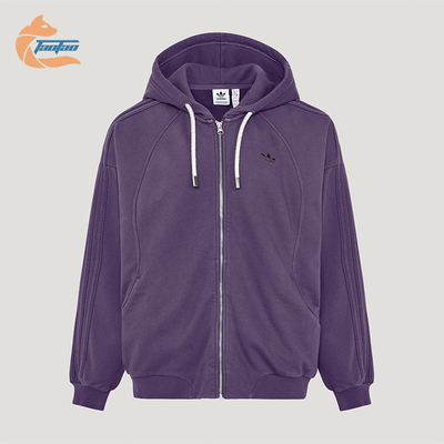 Adidas/阿迪达斯正品三叶草女士经典连帽经典时尚夹克外套KT6378
