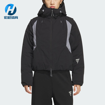 Adidas/阿迪达斯正品FUTURE STYLE女士休闲可拆卸保暖棉服KS0072