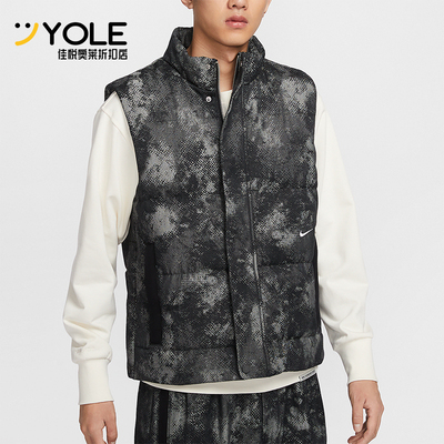 耐克男士时尚棉服马甲