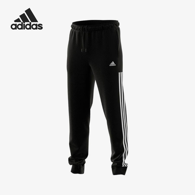 Adidas/阿迪达斯正品运动男士健身训练针织束脚长裤EJ9317