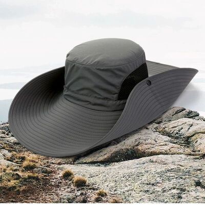 15cm Large Cap Polyester Sun Hat UV Protection Breathable Me