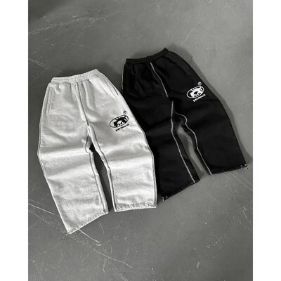 Man Long Pants Cargo Streetwear Joggers Men Y2k Casual Polic