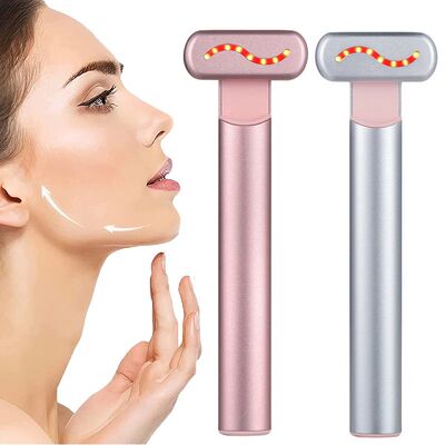 EMS Microcurrent Face Lifting Device Red Light Facial Wand E