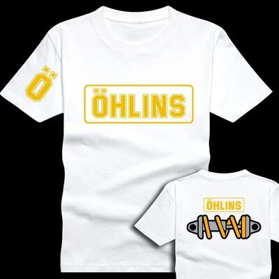Desktop_Amazing Tees Men Ohlins Shock Suspension Car Motorcy