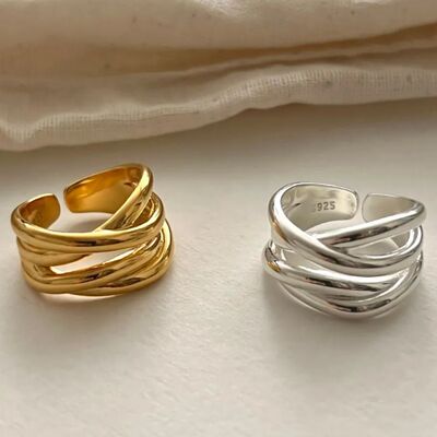 925 Sterling Silver Rings for Women Men Couple Minimalist Ha