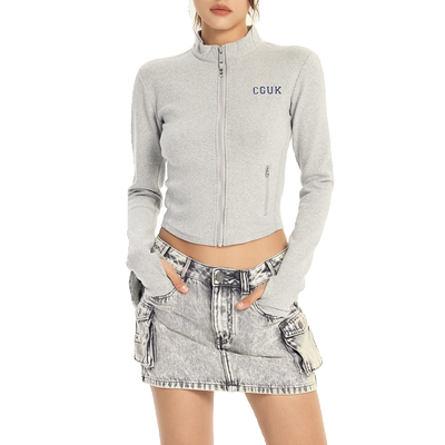 【明星同款】CGUK复古低腰工装裙 修身牛仔短裙