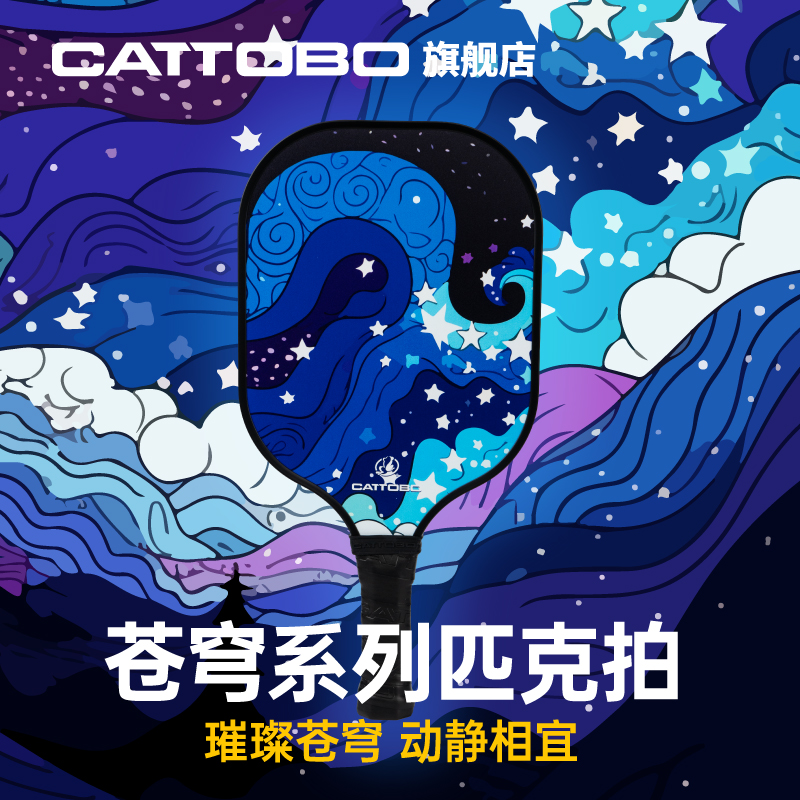 CATTOBO匹克球球拍苍穹系列玻璃纤维专业比赛训练拍PICKLEBALL