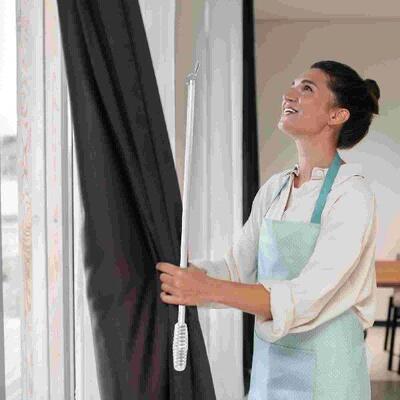 Outdoor Balcony Curtain Track Drapery Wand Modern Rod