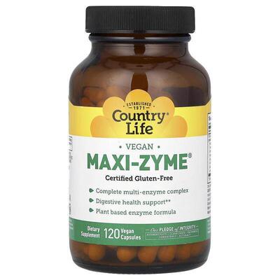 乡村生活,Maxi-Zyme，120 粒全素胶囊