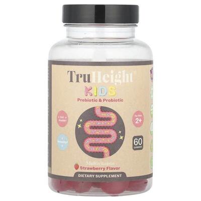 TruHeight,儿童益生元和益生菌软糖，适合 2 岁以上儿童，草莓味6