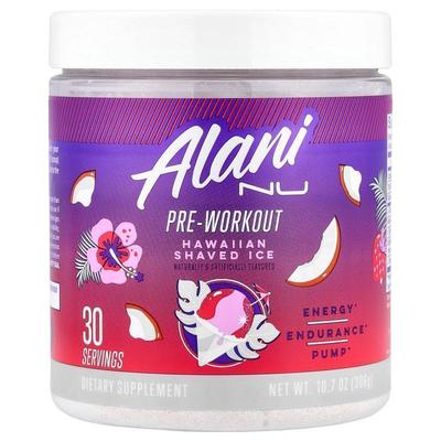 Alani Nu,Pre-Workout, Hawaiian Shaved Ice, 10.7 oz (306 g)