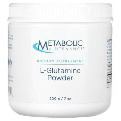 Metabolic Maintenance,L-Glutamine Powder, 7 oz (200 g)
