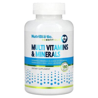 NutriBiotic,必需，多维生素和矿物质，90 粒胶囊
