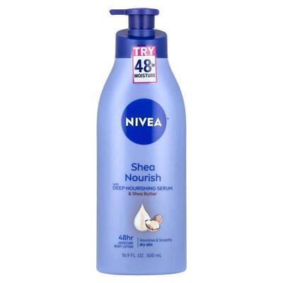 妮维雅,Shea Nourish Body Lotion, 16.9 fl oz (500 ml)