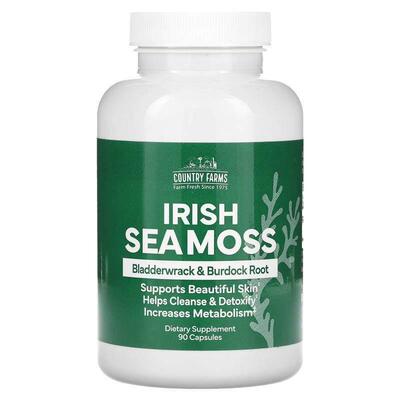 Country Farms,Irish Sea Moss, 90 Capsules
