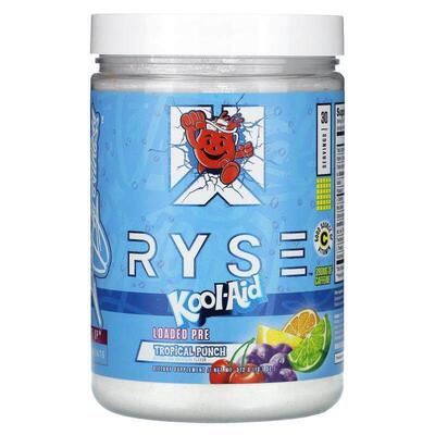 Ryse Supps,Loaded Pre，Kool-Aid，热带风味，13.1 盎司（372 克