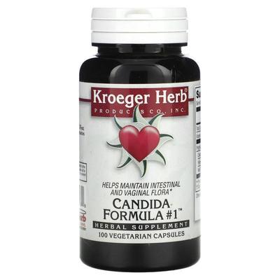 Kroeger Herb Co,Candida Formula #1™ 素食胶囊，100 粒装
