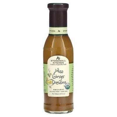 Stonewall Kitchen,Organic Miso Ginger Dressing, 11 fl oz (33