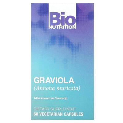 Bio Nutrition,Graviola, 60 Vegetarian Capsules