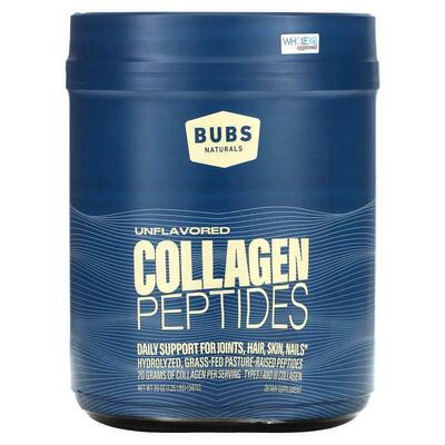 BUBS Naturals,Collagen Peptides, Unflavored, 20 oz (567 g)