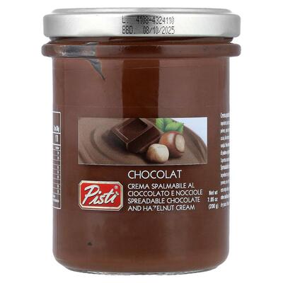 Pisti,Spreadable Chocolate and Hazelnut Cream, 7.05 oz (200