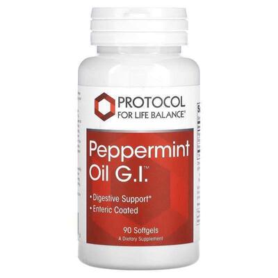 Protocol for Life Balance,Peppermint Oil G.I.，90 粒软凝胶