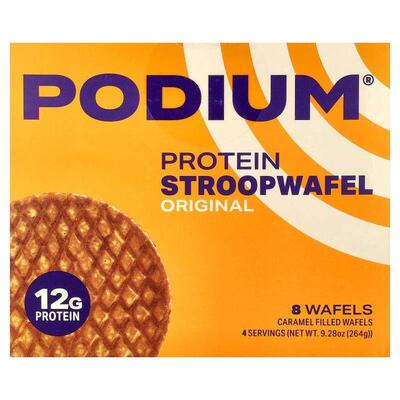Podium Nutrition,Protein Stroopwafel, Original, 8 Wafels, 9.