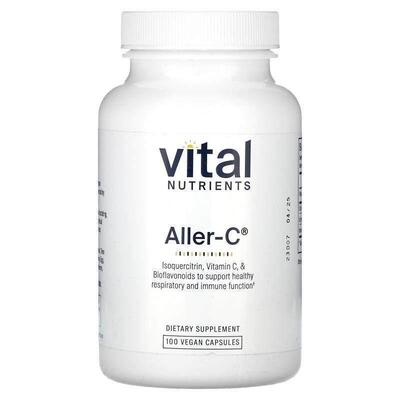 Vital Nutrient Aller-C全素胶囊VC补充好吸收呼吸系统健康