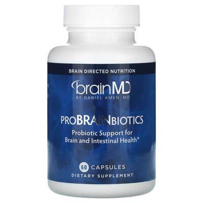 BrainMD,ProBrainBiotics, 60 Capsules