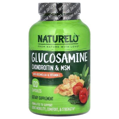 NATURELO,Glucosamine Chondroitin &amp;amp;amp;amp; MSM W