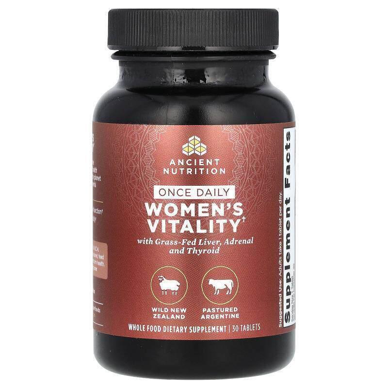 Dr. Axe / Ancient Nutrition,Once Daily Women's Vitality, 30