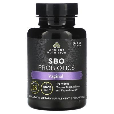 Dr. Axe / Ancient Nutrition,SBO Probiotics, Vaginal, 25 Bill