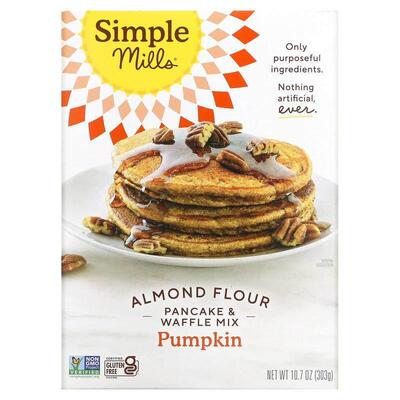 Simple Mills,巴旦木粉，烘焙粉，南瓜煎饼和华夫饼，10.7 盎司（