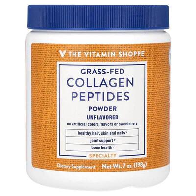The Vitamin Shoppe,Grass-Fed Collagen Peptides Powder, Unfla